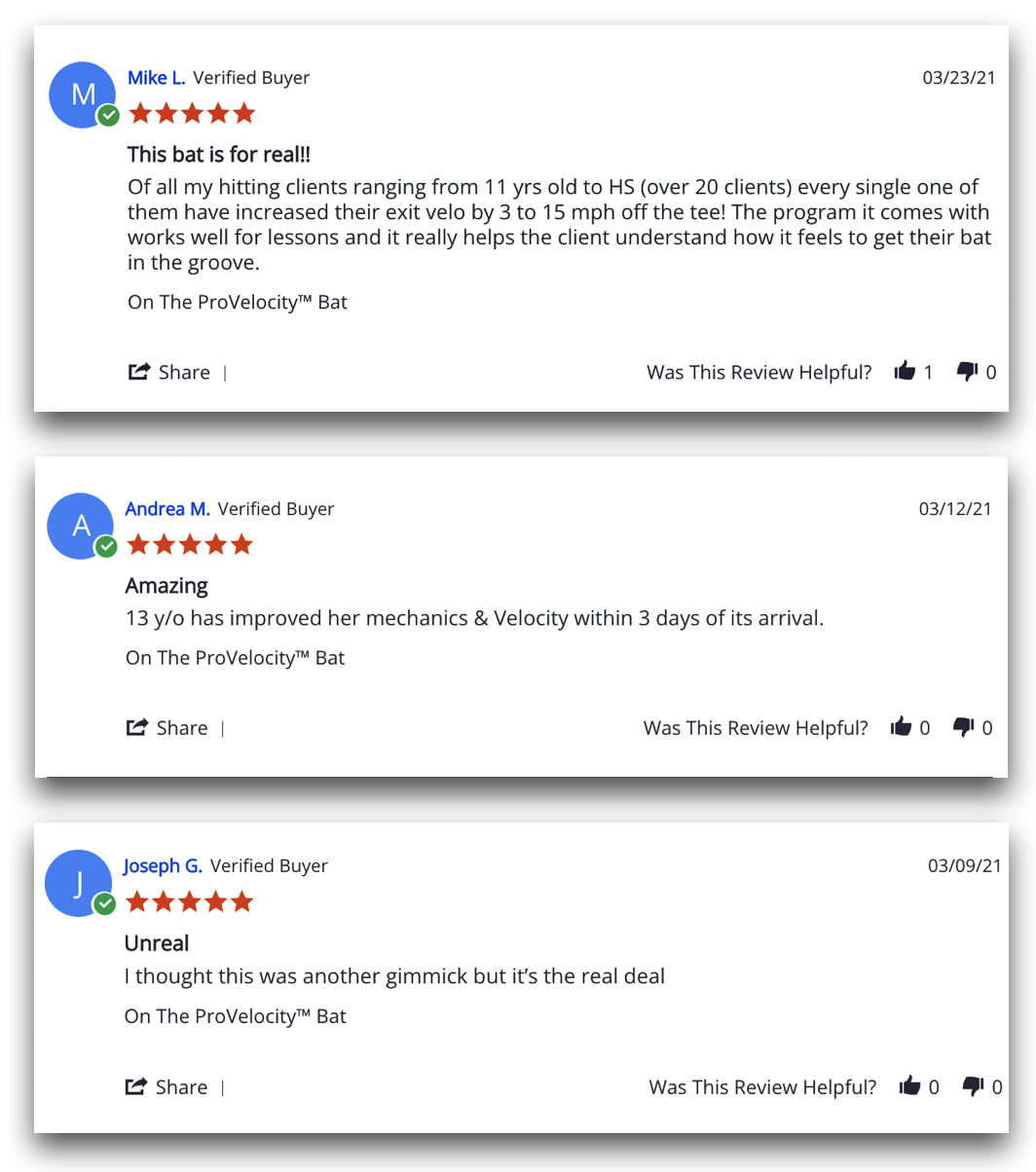 ProVelocity Bat - Baseball Training Bat to Increase Bat Speed | TANNER ...